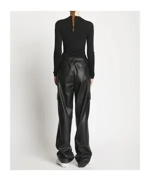 Proenza Schouler V-neck Crepe Top