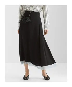 Fendi Flared Midi Skirt
