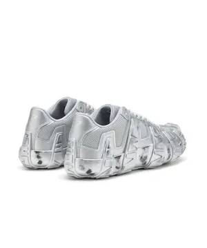 DIESEL® Griffe Lace-up Sneakers - Silver