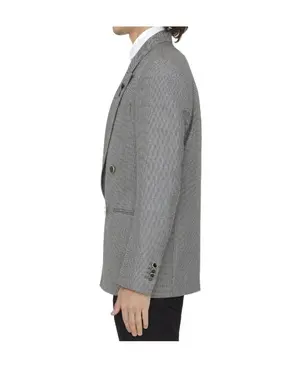 LARDINI Peak-lapel Double-breasted Blazer