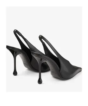 JIMMY CHOO Isa 95 Slingback Pumps - Black
