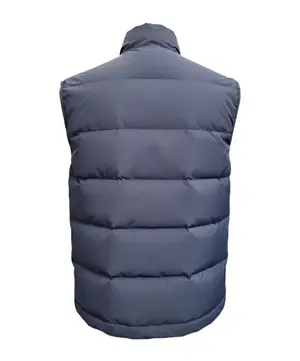 Eleventy Stand Collar Zip-up Puffer Vest