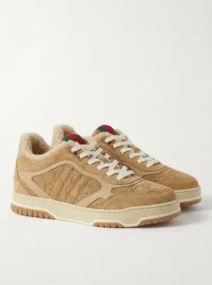 Gucci Re-web Sneakers - Nude