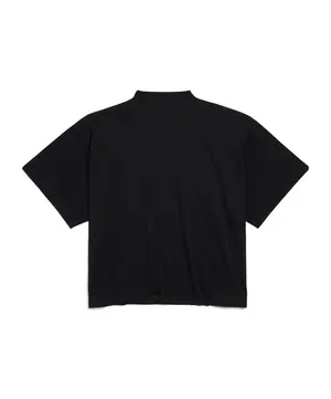 Balenciaga Strass Cropped Oversized T-shirt