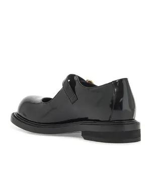 Moschino Buckled Mary Jane Flats - Black
