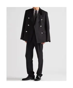 Prada Double-breasted Tailored Blazer