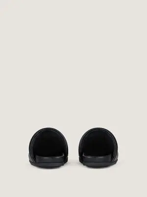 Givenchy Logo Patch Leather Mules