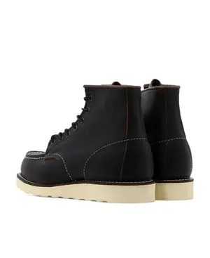 Red Wing Lace Up Short Boots - Black