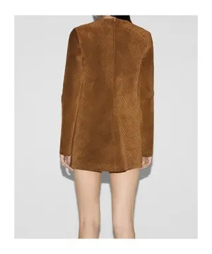 Gucci Monogrammed Horsebit Mini Dress - Brown