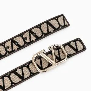 Valentino Garavani Vlogo Monogram Buckled Belt