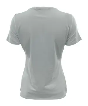 Sportmax Short Sleeve T-shirt With Embellished Floral Applique - Gray