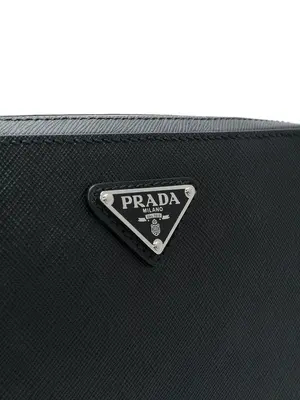 Prada Saffiano Leather Clutch Bag