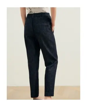 Brunello Cucinelli Elasticated Waistband Jeans - Black