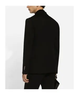 Dolce & Gabbana Peak Lapel Single-breasted Jacket - Black
