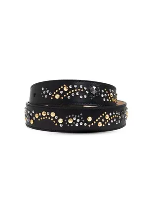 Versace Embellished Buckle Belt