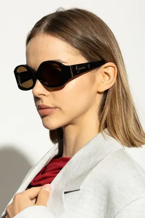 Jacquemus Logo Sunglasses - Brown