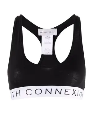 Faith Connexion Logo Tape Racerback Vest - Black