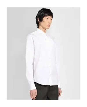 Bottega Veneta Pleated-bib Cotton Shirt