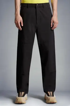 Moncler Straight-leg Cargo Trousers - Black