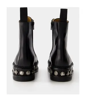 Toga Studded Lace-up Boots