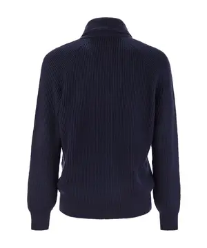Brunello Cucinelli Shawl Lapel Knitted Cardigan
