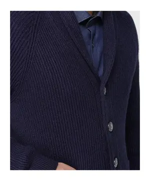 Brunello Cucinelli Shawl Lapel Knitted Cardigan