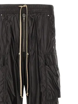 Rick Owens Cargobelas Drawstring Wide-leg Trousers - Black