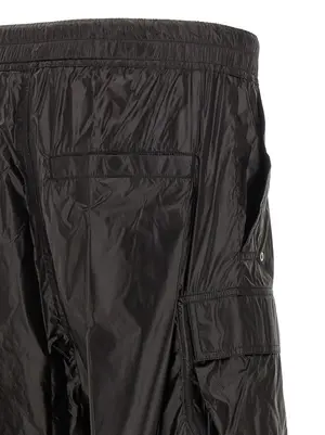 Rick Owens Cargobelas Drawstring Wide-leg Trousers - Black