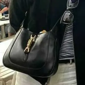 Gucci 1961 Jackie Medium Hobo Shoulder Bag - Black