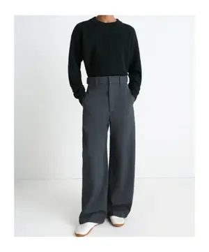 LEMAIRE Crewneck Ribbed Sweatshirt