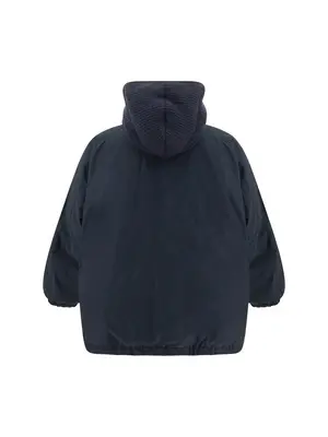Brunello Cucinelli Knitted Hooded Down Jacket