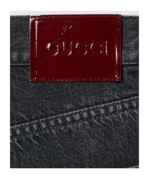 Gucci Wide Leg Denim Jeans