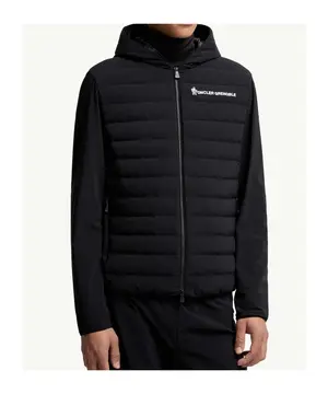 Moncler Zip-up Hooded Jacket - Black
