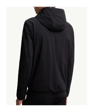 Moncler Zip-up Hooded Jacket - Black