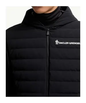 Moncler Zip-up Hooded Jacket - Black