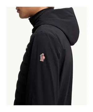 Moncler Zip-up Hooded Jacket - Black