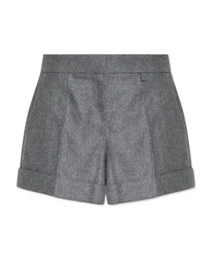 Givenchy Logo Pleated Shorts