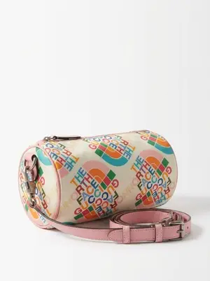 Gucci X The North Face Logo Shoulder Bag - White
