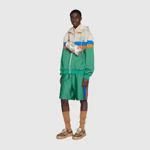 Gucci X The North Face Logo Shoulder Bag - White