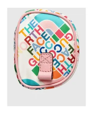 Gucci X The North Face Logo Shoulder Bag - White