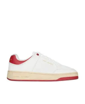 Saint Laurent Sl/61 Lace-up Sneakers - White
