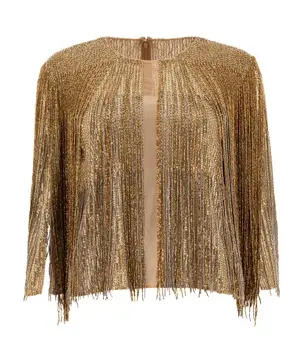 ELIE SAAB Elie Saab Beaded Fringe Blouse