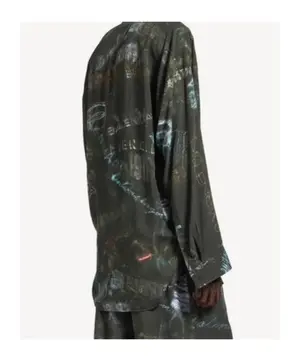 Balenciaga Collared Long-sleeve Shirt