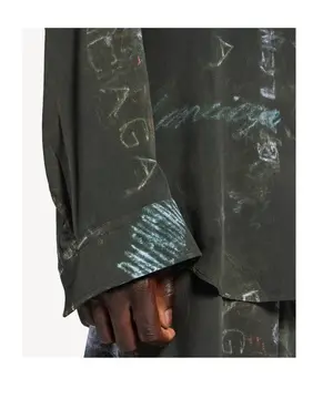 Balenciaga Collared Long-sleeve Shirt