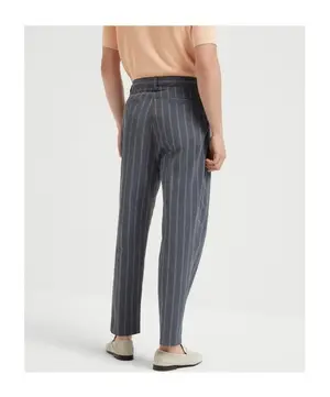 Brunello Cucinelli Tailored Striped Trousers