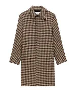Saint Laurent Checked Coats For Women
