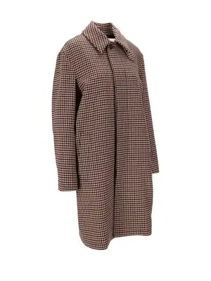 Saint Laurent Checked Mac Coat