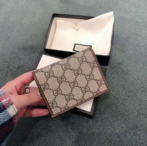 Gucci Horsebit 1955 Card Case Wallet - Brown