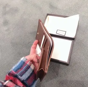 Gucci Horsebit 1955 Card Case Wallet - Brown