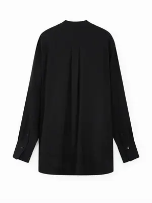 TOTEME Tie Detail Long Sleeve Shirt